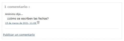 Enroque de ciencia Formatos de fechas en documentación