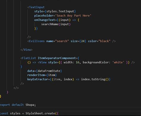 In React Native Problem With Search Bar When I Clear Input Field Data
