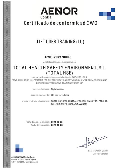 Gwo And Irata Certifications