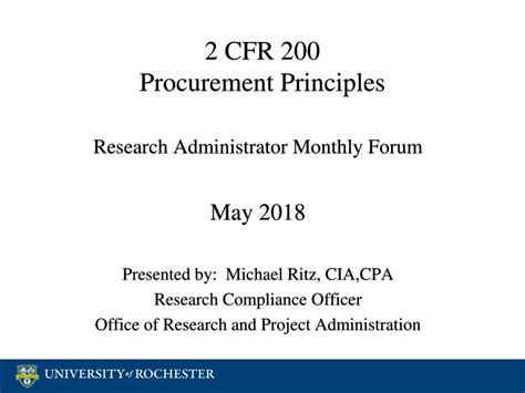 Ppt 2 Cfr 200 Procurement Principles Powerpoint Presentation Free Download Id 9074477