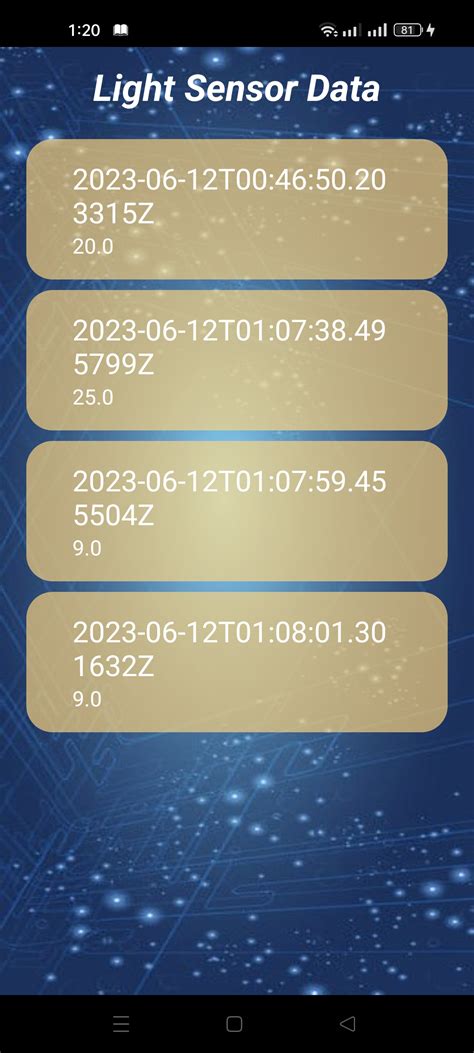Github Muntasir Sensor App This App Reads And Stores Four Sensor Data Such As Light