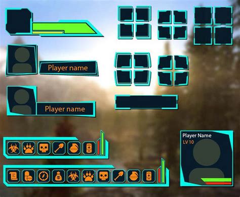 Sci Fi And Futuristic Game Ui Asset Pack By Sungraphica Sci Fi Game