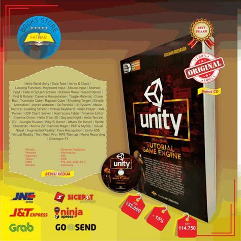 Jual Buku Unity Tutorial Game Engine Revisi Kedua Rickman Roedavan Plus Cd Di Seller Winter