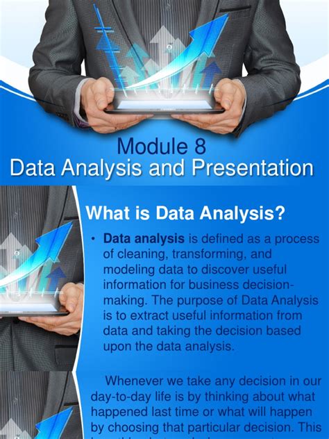 Module 8 Data Analysis And Presentation Pdf Data Analysis Analytics