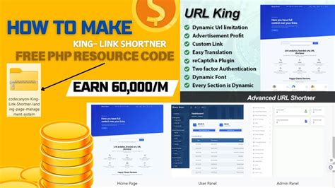How To Create A Link Shortener Website And Free Php Code Youtube