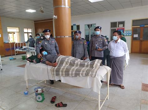 ကျောက်ဆည်မြို့ အထွေထွေရောဂါကုပြည်သူ့ဆေးရုံကြီးတွင် စုပေါင်းသွေးလှူဒါန်း