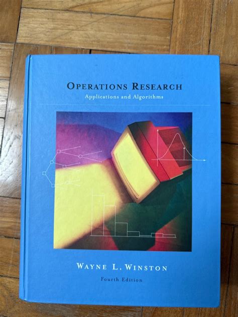 Operation Research Applications And Algorithms Hobbies And Toys Books