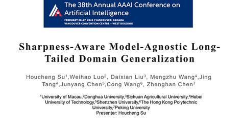 Sharpness Aware Model Agnostic Long Tailed Domain Generalization