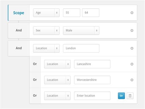 Query Builder With User Flow By Andrew Lucas Web Layout Layout