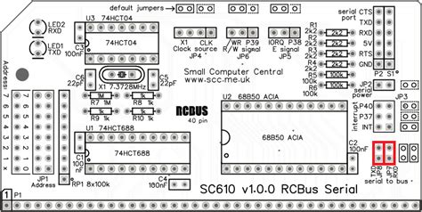 SC RCBus Serial ACIA Small Computer Central SC RCBus Serial ACIA Small Computer Central