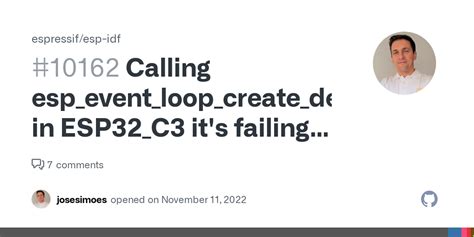 Calling Esp Event Loop Create Default In ESP C It S Failing IDFGH Issue