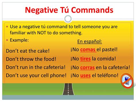 Ppt Mandatos Informales Informal Tú Commands Powerpoint