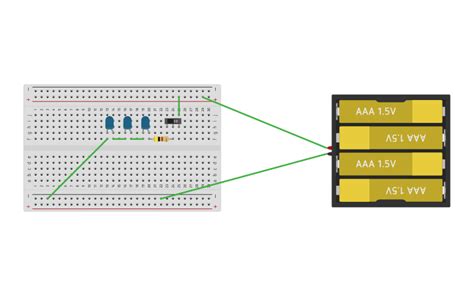 Circuit Design Circuito 3leds En Serie Tinkercad