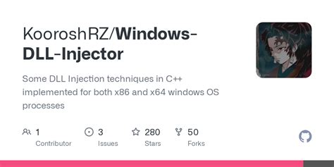 GitHub KooroshRZ Windows DLL Injector Some DLL Injection Techniques In C Implemented For