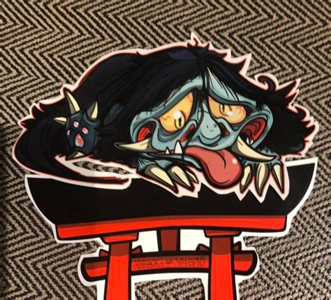Otoroshi Yokai Sticker Etsy Canada