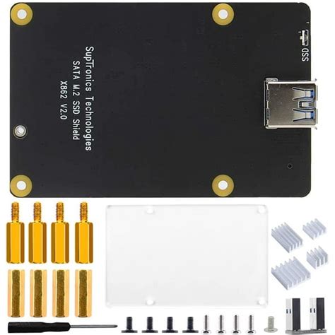 For Raspberry Pi 4 X862 V2 0 M 2 Ngff Sata Ssd Storage Expansion Board