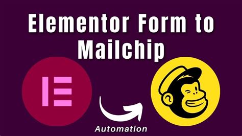 How To Collect Leads From Elementor Forms To Mailchimp Automatically Beston Keghtor Youtube