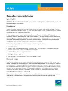 Noise Information Sheet EPA Noise Information Sheet Epa Pdf PDF PRO
