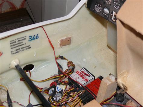 ROKE-Modelle Grob G 109, Detailfotos Cockpit, rokemodell Roland Kern ...