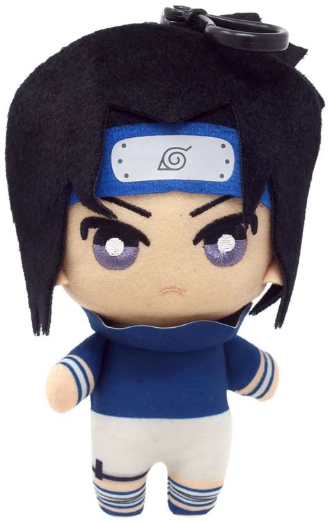 Naruto Shippuden Tomonui Plush Series 1 Sasuke Uchiha 6 Plush Hanger Bandai Toywiz