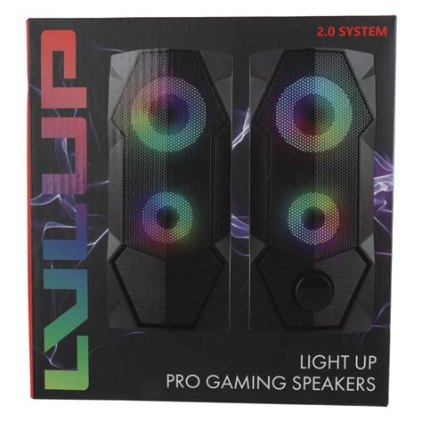 lvlup light up pro gaming speakers