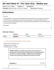 Ac S Week Pre Task Quiz Weekly Quiz Ingles Iv Removed Pdf LOMoARcPSD