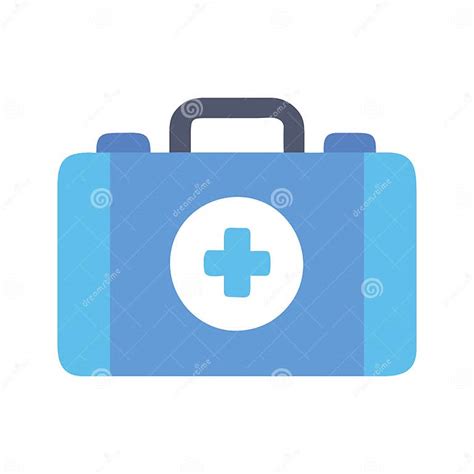 Portable First Aid Kit Design For Safety Stock Illustration