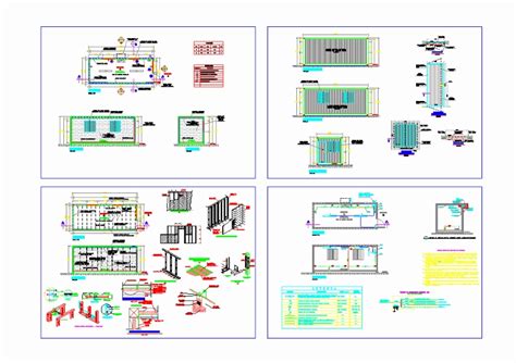 20 Foot Marine Container Office In Dwg 36128 Kb Cad Library
