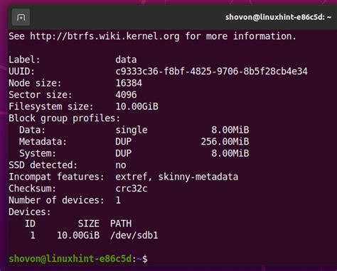 Install And Use Btrfs On Ubuntu 2004 Lts Details