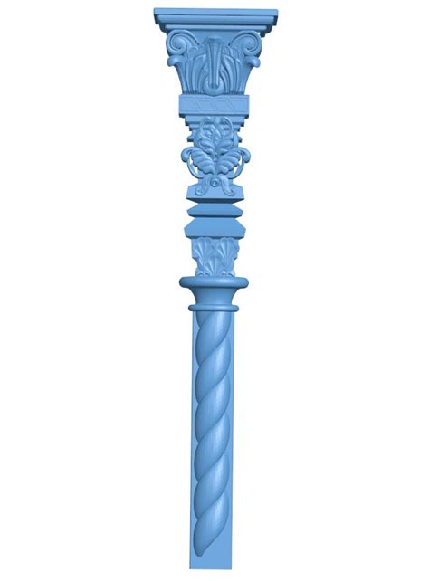 Column Pattern 3d Model Vector Files