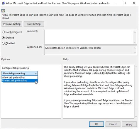How To Stop Edge From Opening On Startup And Loading Its Resources