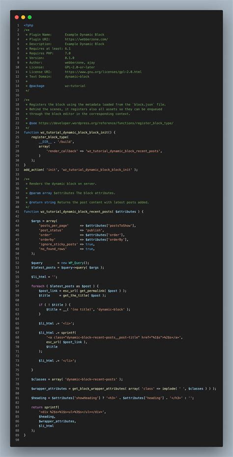 Wordpress Block Development Building Dynamic Blocks Webberzone
