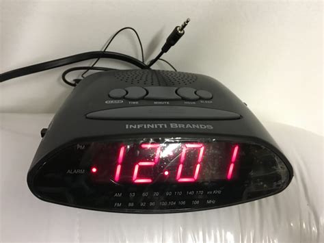 Alarm Clock Red LED Display North East Hotel Supply