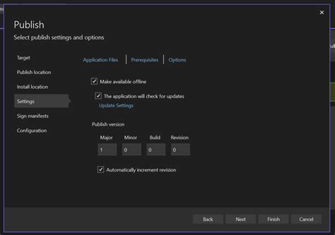 How To Create An Installer For A Winforms Application Using ClickOnce