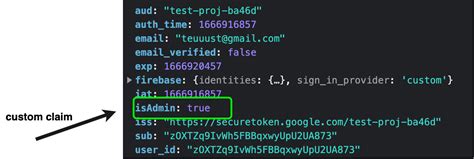 firebase authentication using a custom token