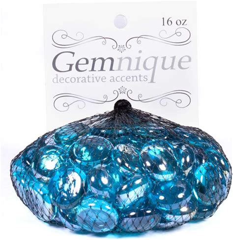 Gemnique Glass Gems Periwinkle Luster Home And Kitchen