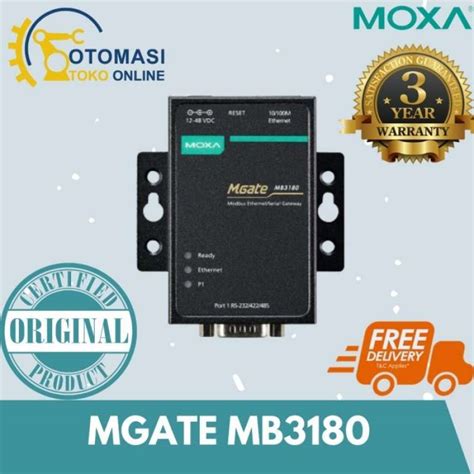 Promo Moxa Mgate Mb3180 Modbus Gateway Diskon 23 Di Seller Kamijaya