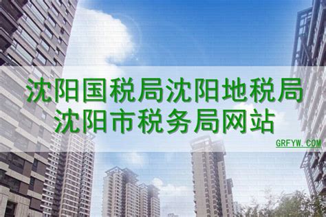 沈阳国税局沈阳地税局沈阳市税务局网站
