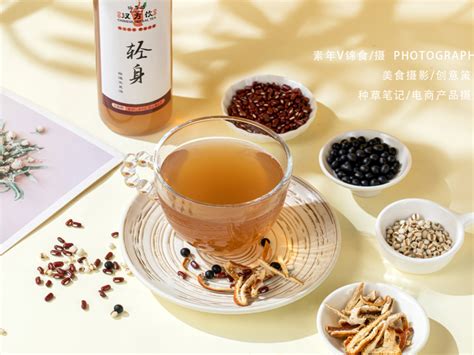 新中式茶饮料拍摄酸梅汤宜昌锦食摄影 站酷zcool