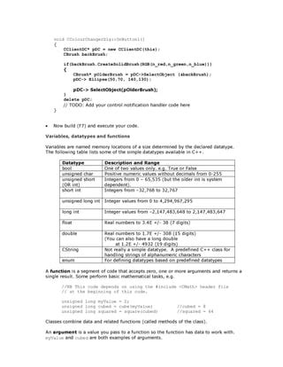 Visualc Tutorial Pdf