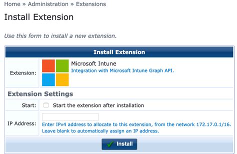 Installing Extensions Techdocs Nac