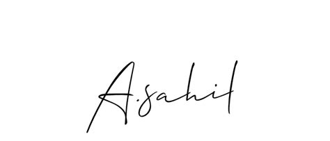 84 A Sahil Name Signature Style Ideas Super Esign