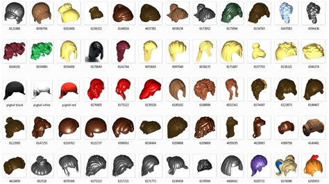 Lego Hair Pieces Page 11 Minifig Customisation Workshop