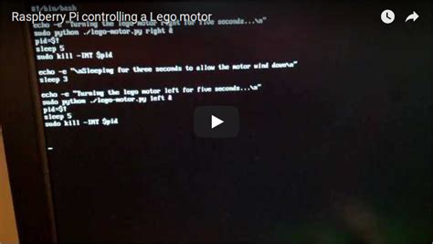Controlling A Lego Motor With The Raspberry Pi