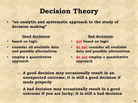 Ppt Chapter Fundamentals Of Decision Theory Powerpoint