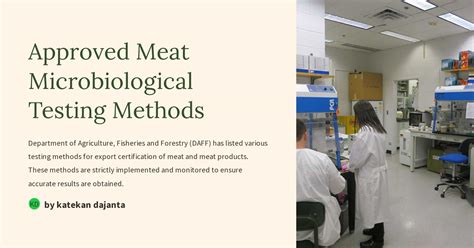 Meat Industry Microbiological Methods At Alfredo Russell Blog