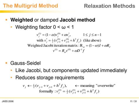 Ppt The Multigrid Method Powerpoint Presentation Free Download Id