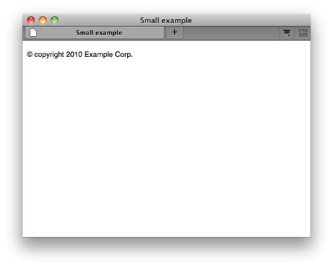 Html Elements Small W3c Wiki