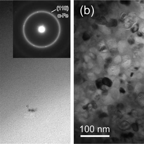 Bright Field Tem Images Corresponding Selected Area Electron