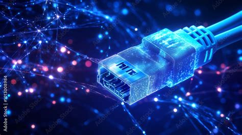 A Picture Shows An Ethernet Cable Looking Like A Starry Night Sky It Has Dots Lines And